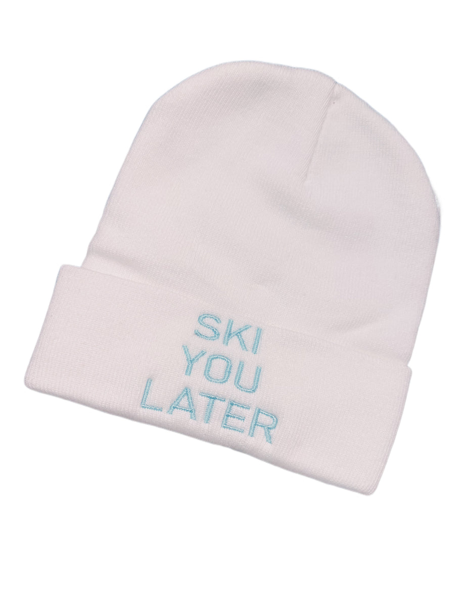 SKI YA LATER BEANIE – capsbychloe