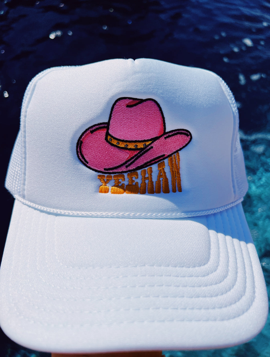 YEEHAW COWBOY TRUCKER HAT – capsbychloe